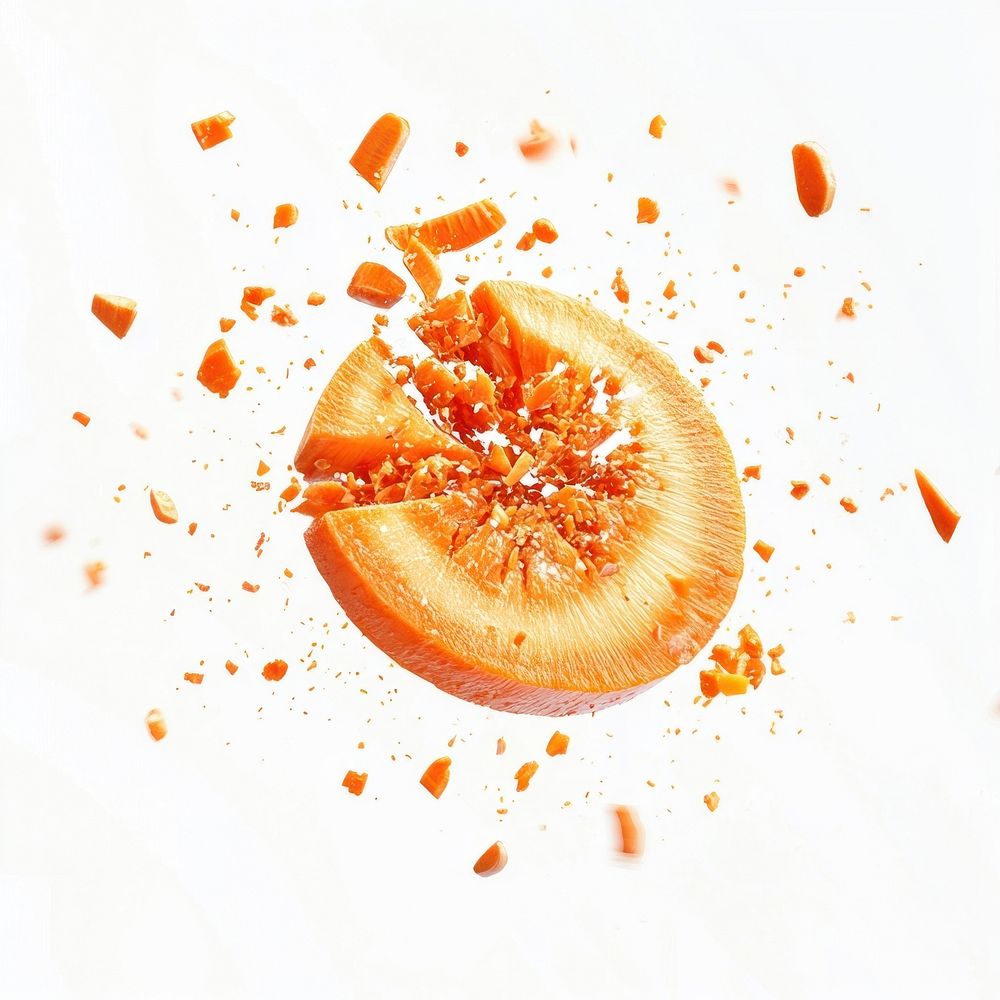 real Carrot Slice Explosion explosion | Free Photo - rawpixel