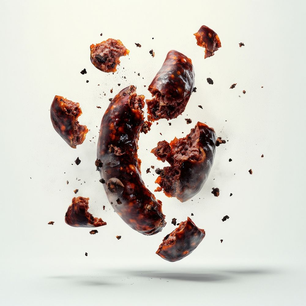 Smoked Sausage explosion exploding sausage | Free Photo - rawpixel