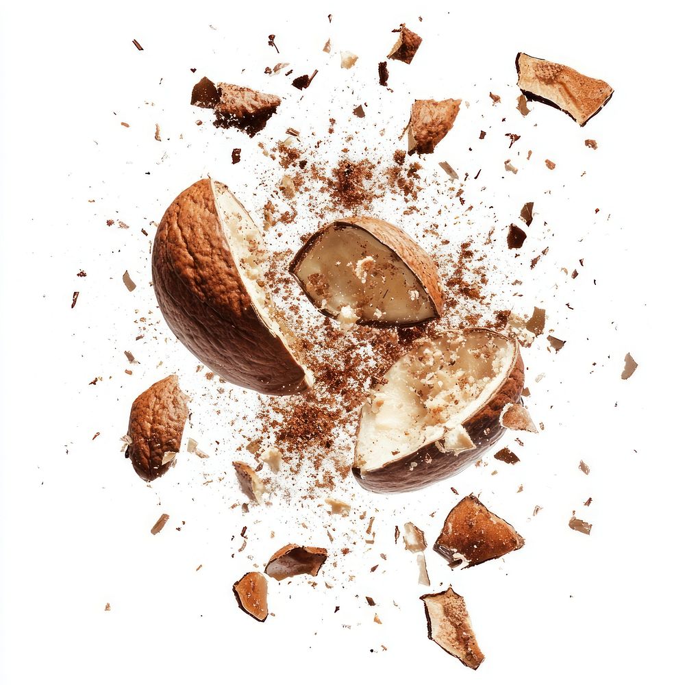 Nutmeg explosion cracked pieces. | Free Photo - rawpixel