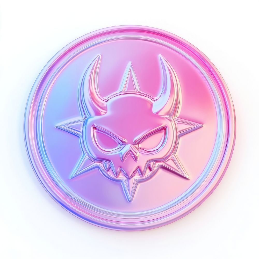 Demon Cursed Coin graphic symbol | Free Photo Illustration - rawpixel