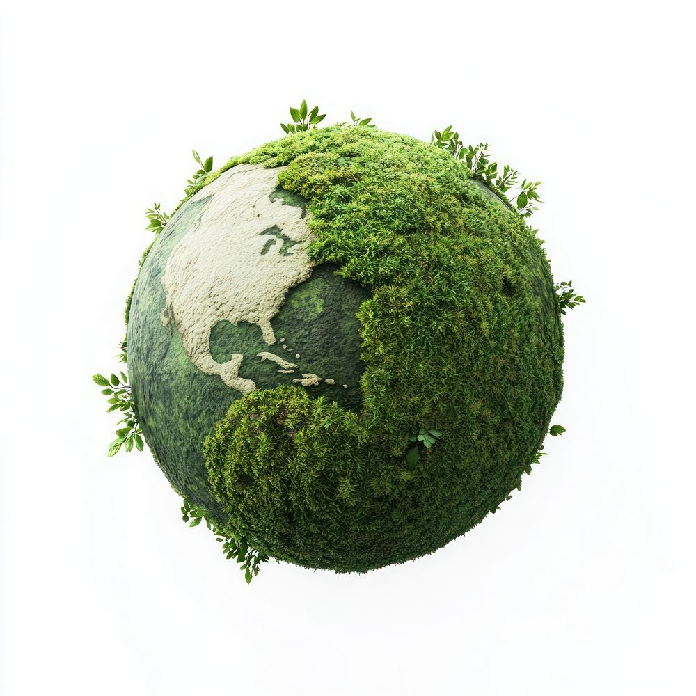 Green planet Earth plants earth | Free Photo Illustration - rawpixel
