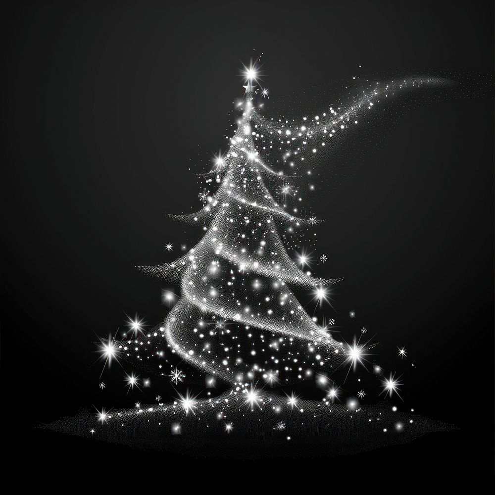 Christmas tree light effect glowing | Free Photo Illustration - rawpixel