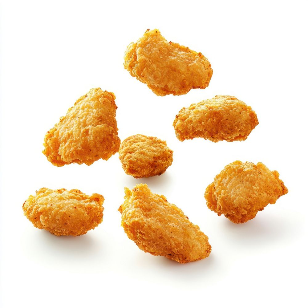 Flying nuggets food delicious appetizer. | Free Photo - rawpixel