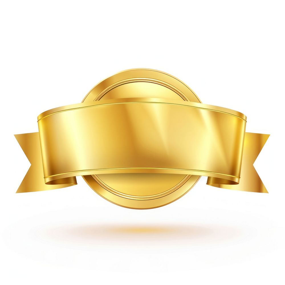 Ribbon award badge icon gold | Free Photo Illustration - rawpixel