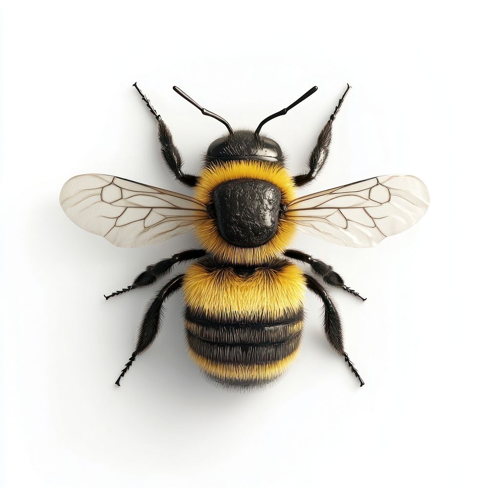 Bee six legs insect invertebrate | Free Photo Illustration - rawpixel