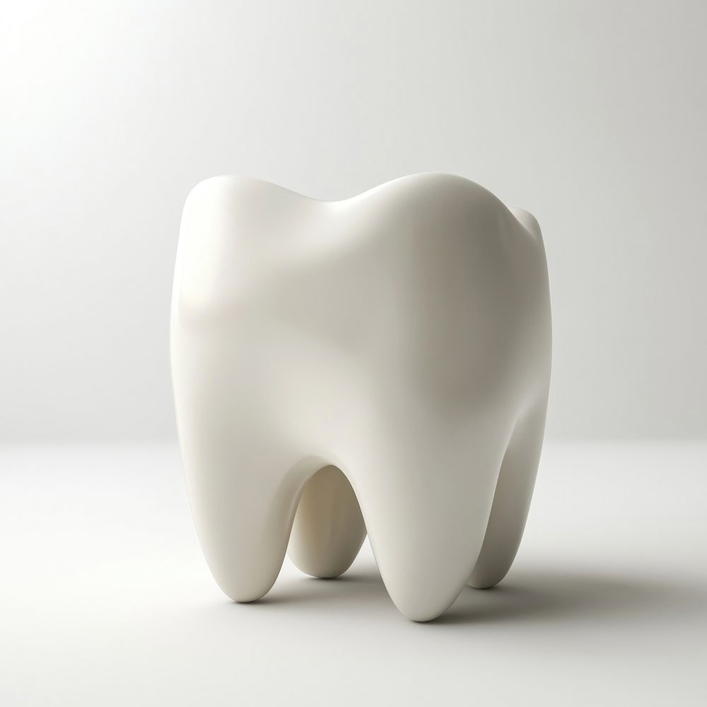One teeth tooth white illustration. | Free Photo Illustration - rawpixel