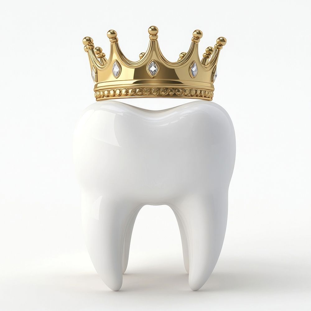 One teeth gold crown tooth | Free Photo Illustration - rawpixel