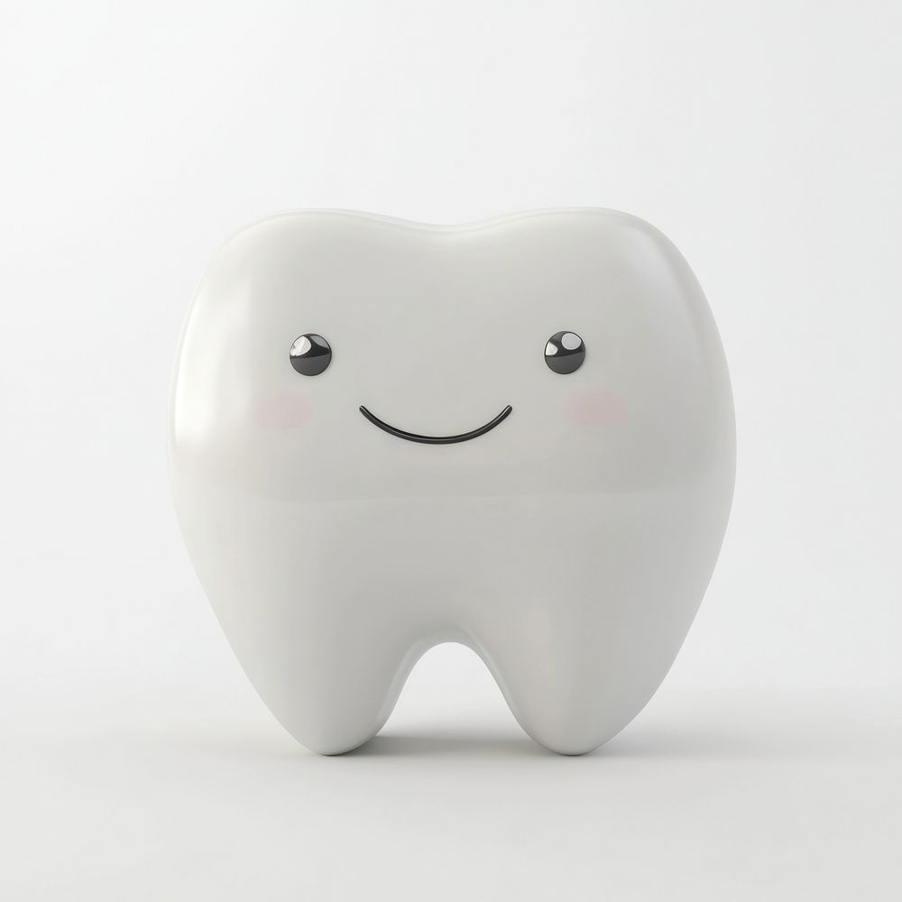 One white teeth cartoon tooth | Free Photo Illustration - rawpixel