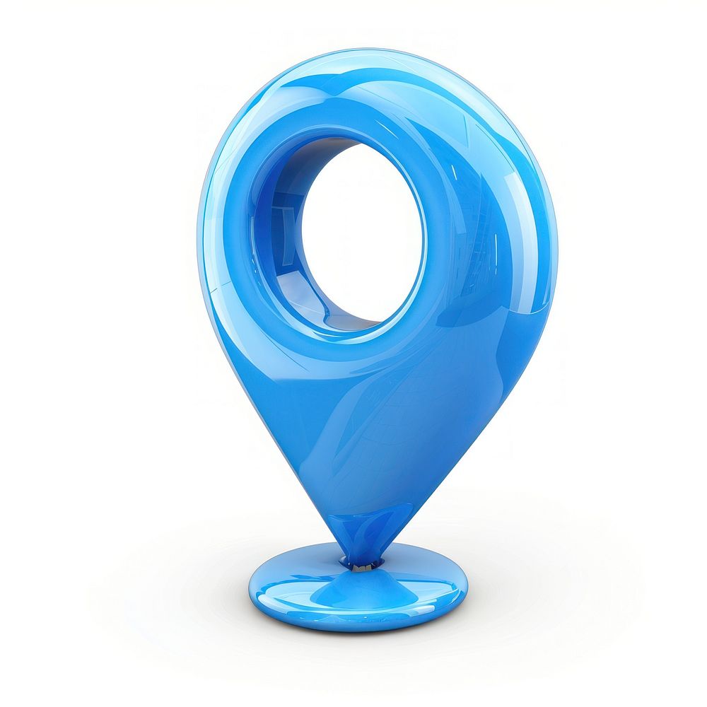 Blue 3D location pin icon | Free Photo - rawpixel