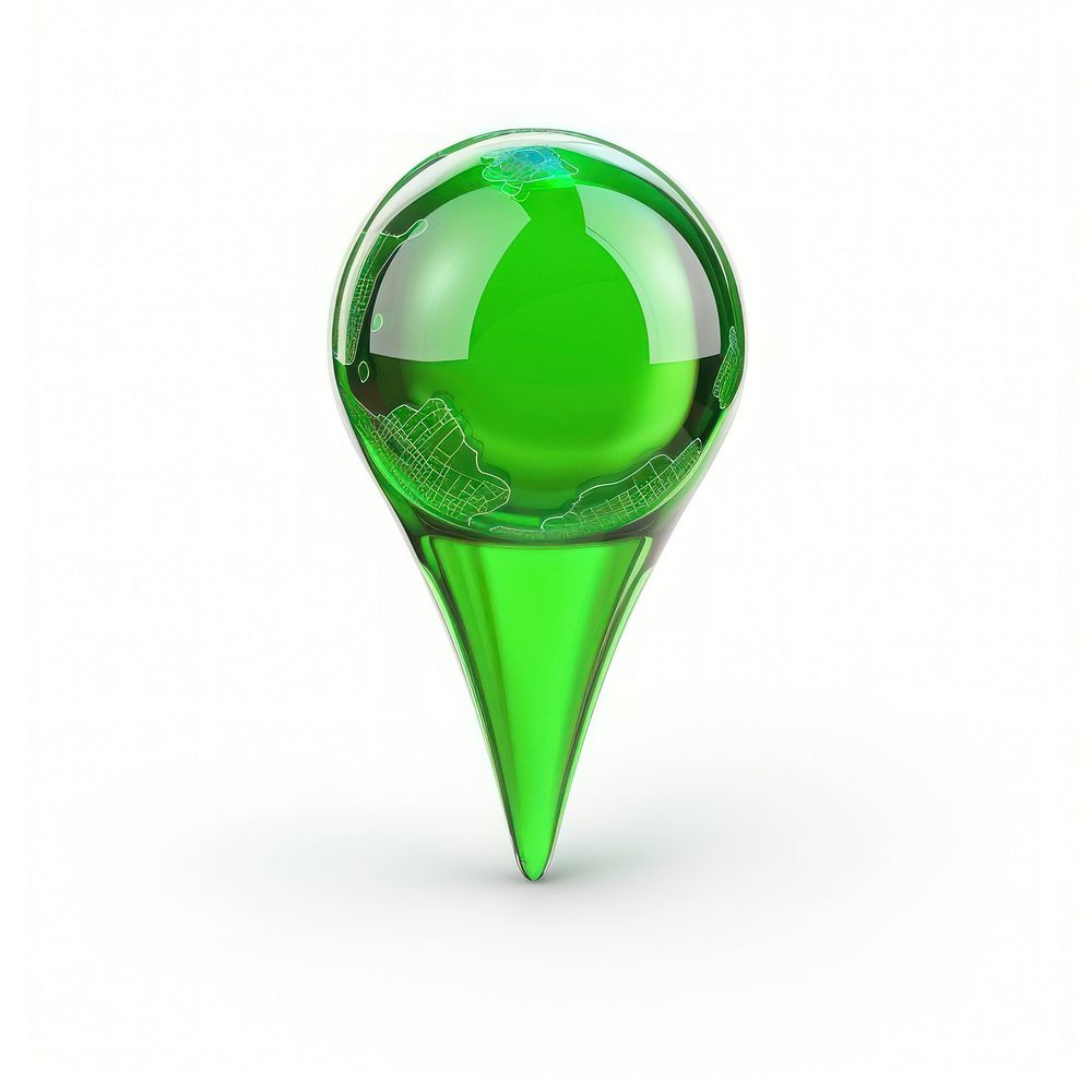 Green location pin icon globe | Free Photo - rawpixel