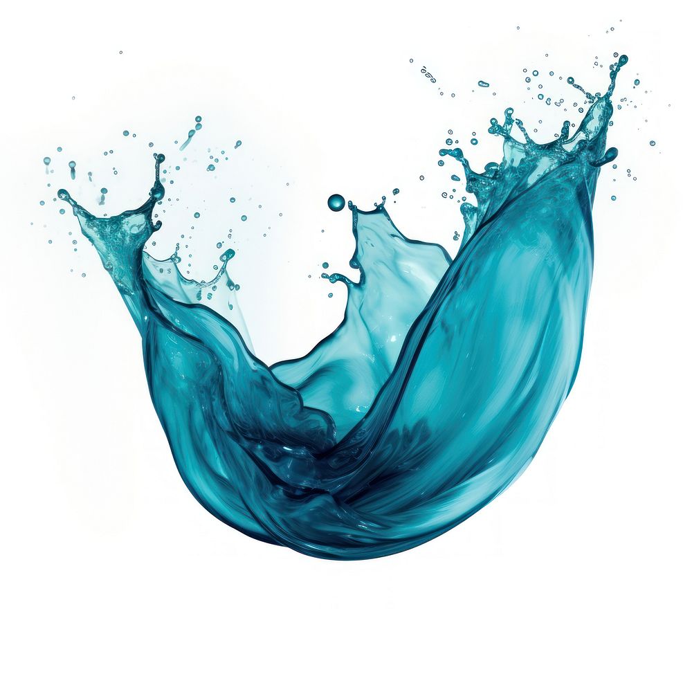 Turquoise splash art droplets water. | Free Photo - rawpixel