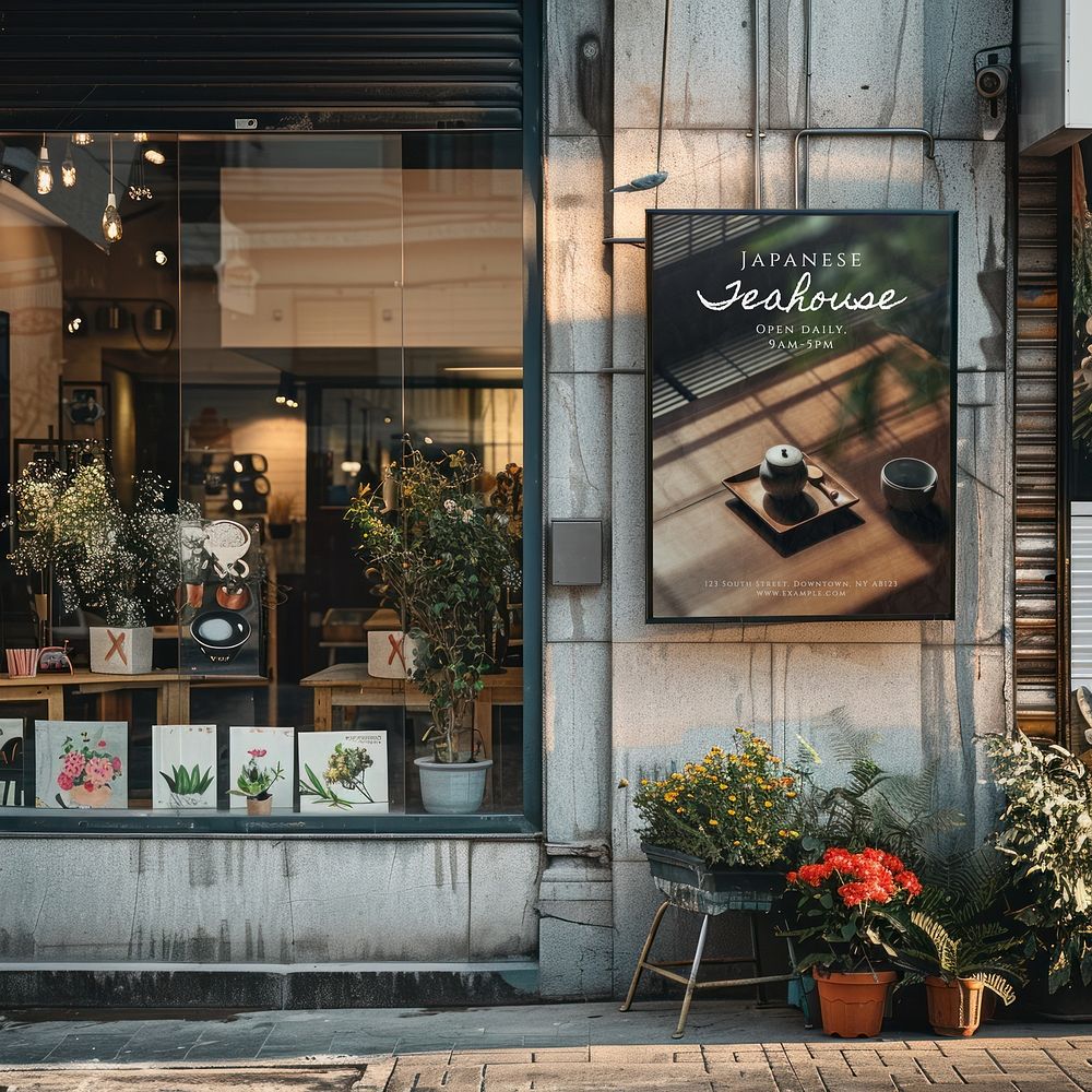 urban storefront ad sign mockup | Premium PSD Mockup - rawpixel