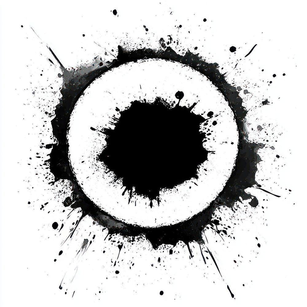 Ink splatter splash circle effect | Free Photo - rawpixel