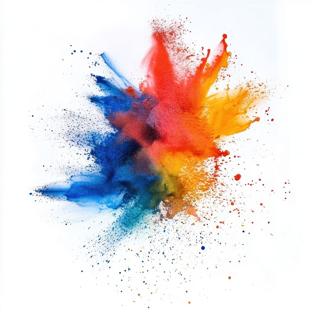 Powder paint splash abstract composition | Free Photo - rawpixel