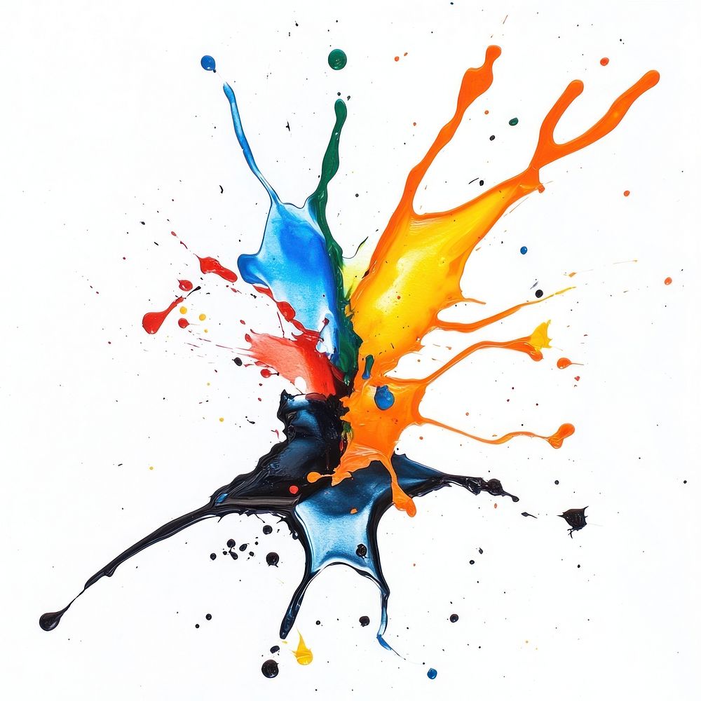 Spray paint splash painting abstract | Free Photo - rawpixel