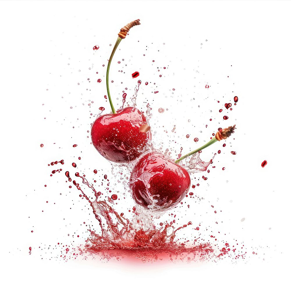 Exploding 2 cherry food fruit | Free Photo - rawpixel