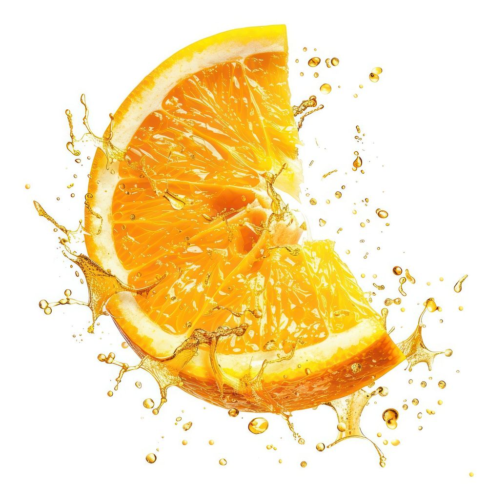 Orange slice exploding fruit food | Free Photo - rawpixel
