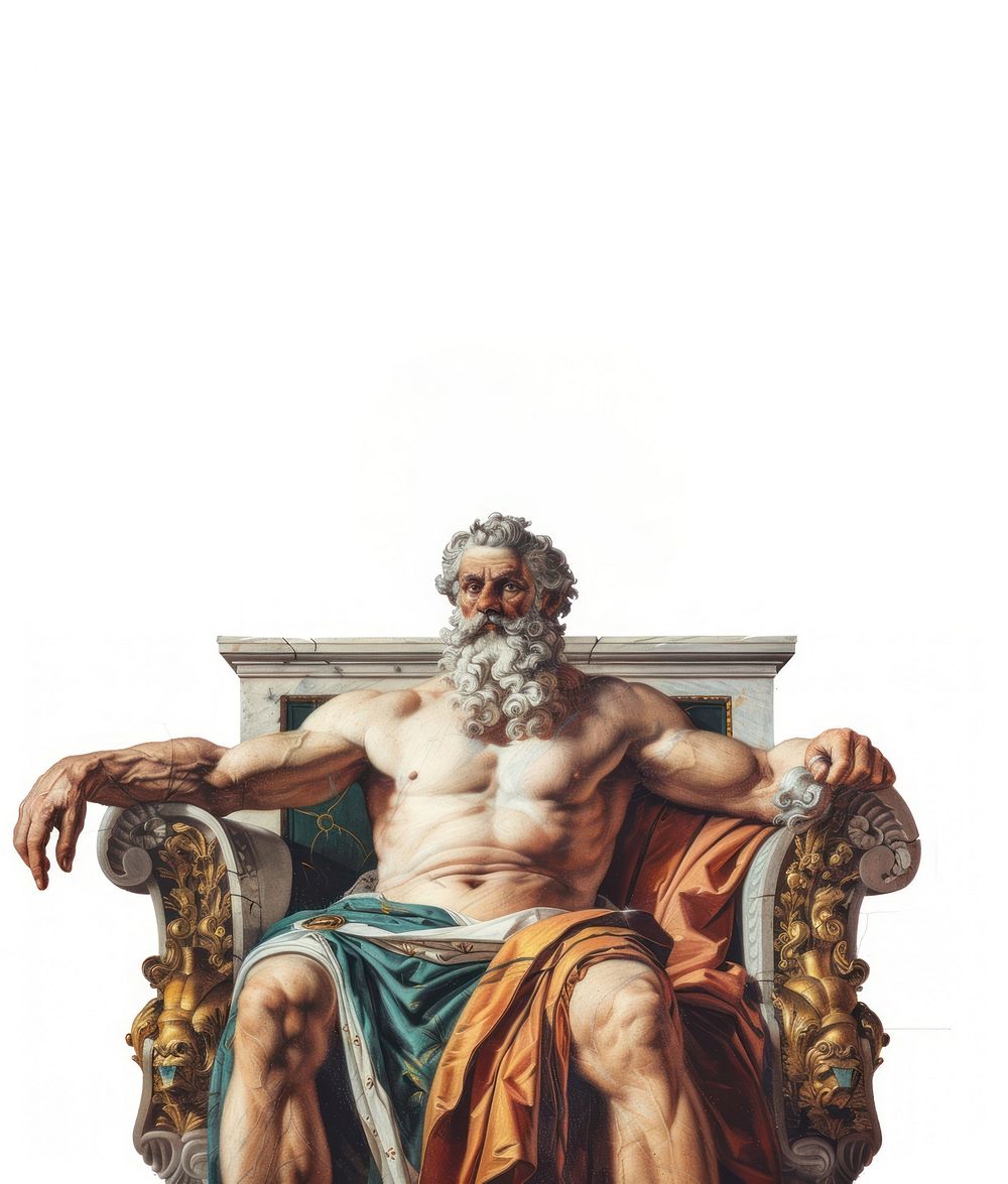 Zeus throne art classical. | Free Photo Illustration - rawpixel