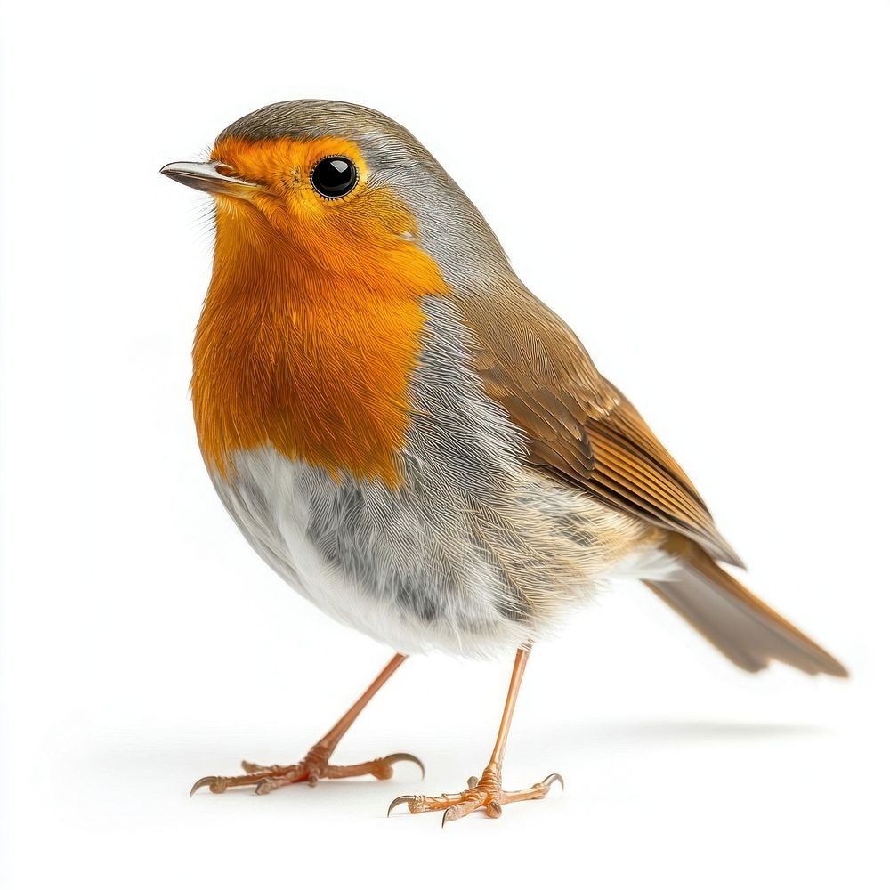 orange Robin bird photography robin | Free Photo - rawpixel