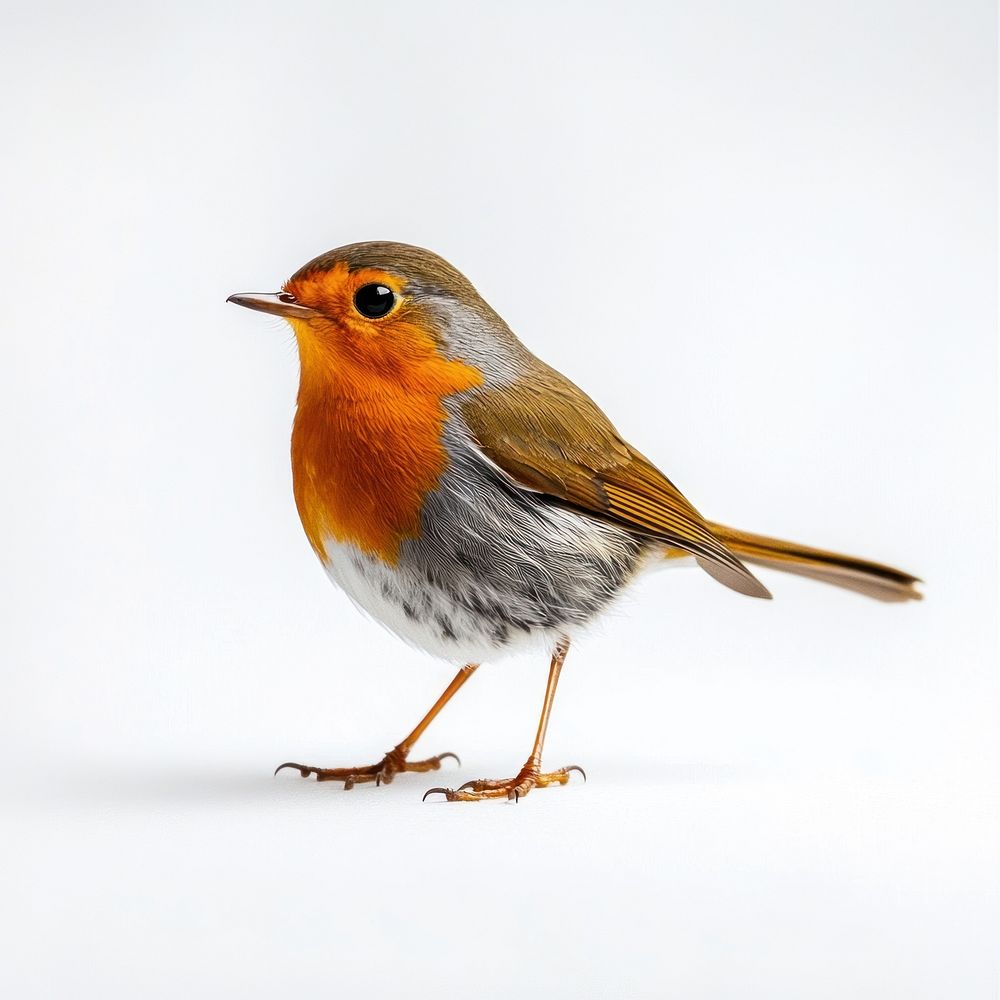 orange Robin bird robin photography | Free Photo - rawpixel