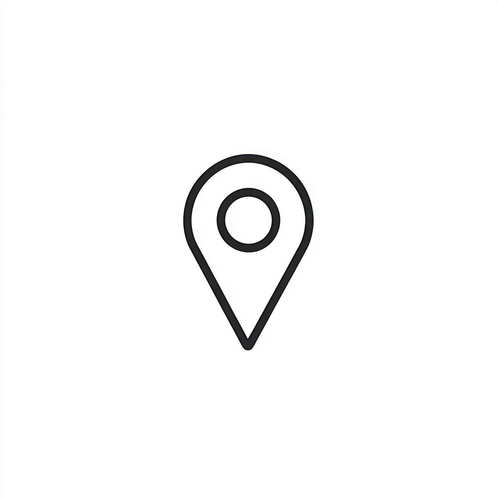 location icon illustration symbol simple. | Free Photo Illustration ...
