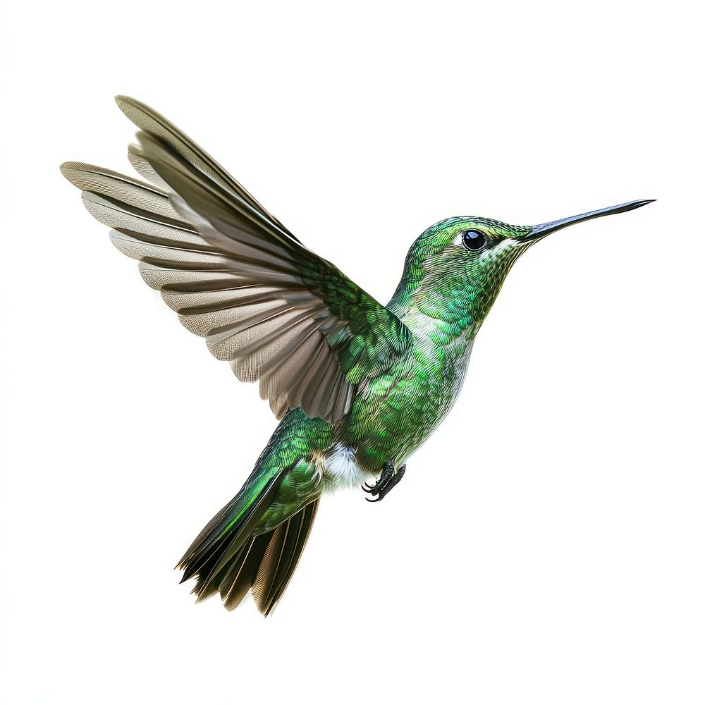 flying green hummingbird photography wildlife | Free Photo - rawpixel