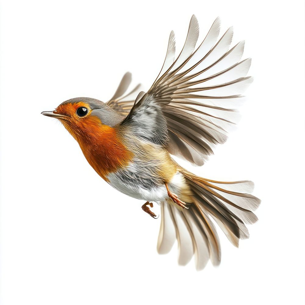 flying robin bird photography wildlife | Free Photo - rawpixel