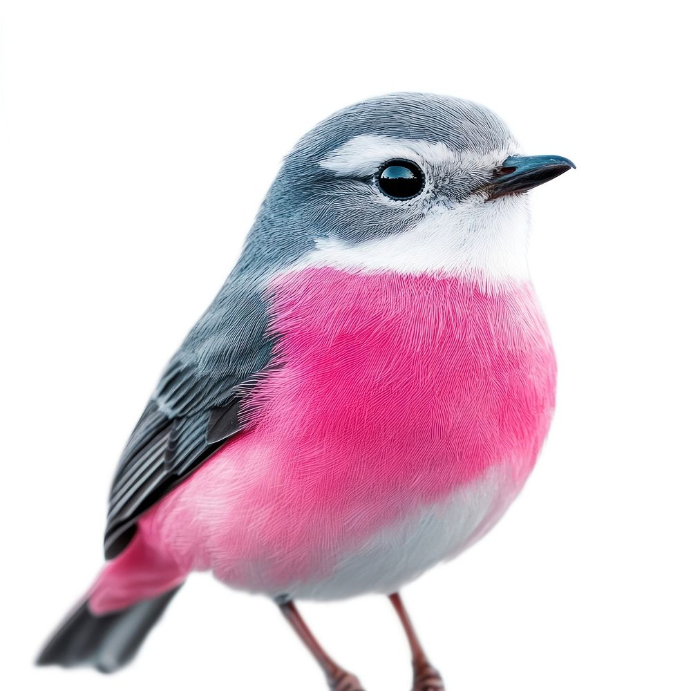 pink robin bird photography feathers | Free Photo - rawpixel