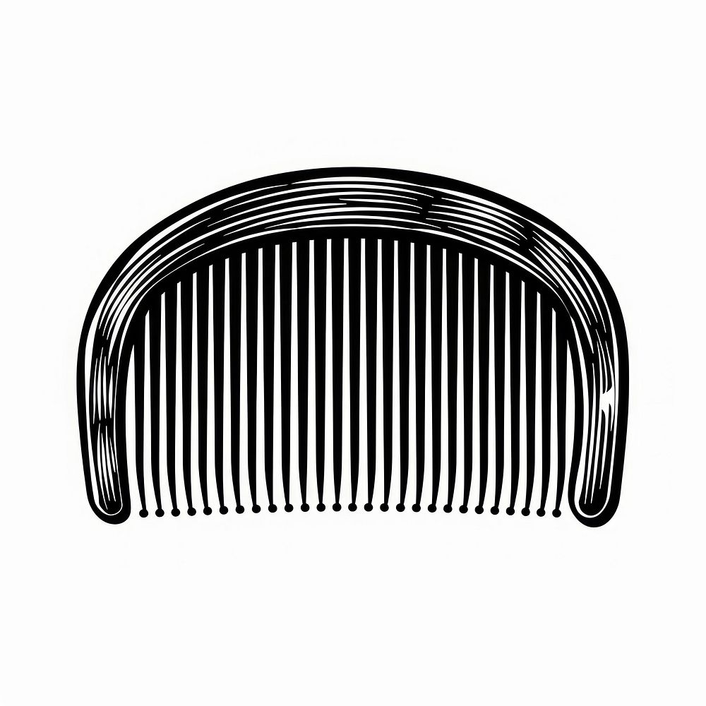 Vintage hair comb illustration | Free Photo Illustration - rawpixel