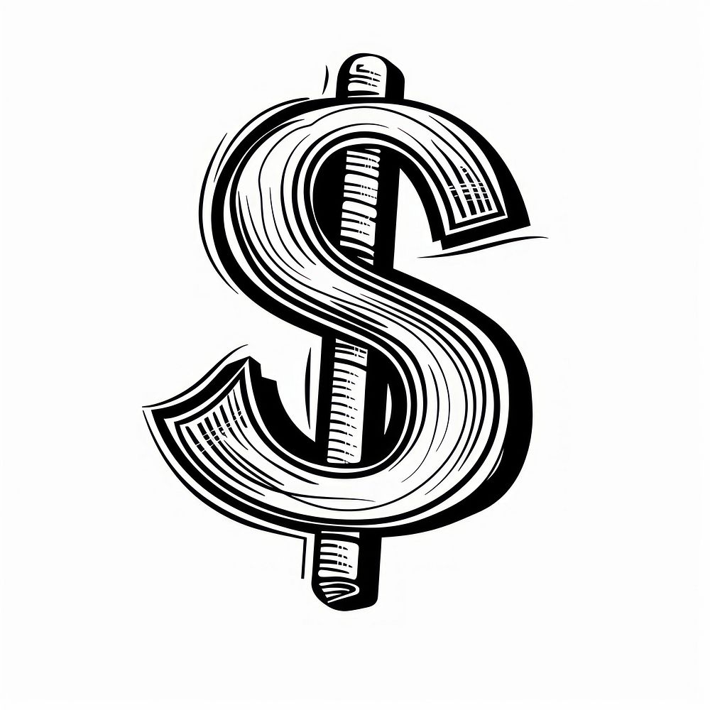 Vintage dollar sign illustration | Free Photo Illustration - rawpixel