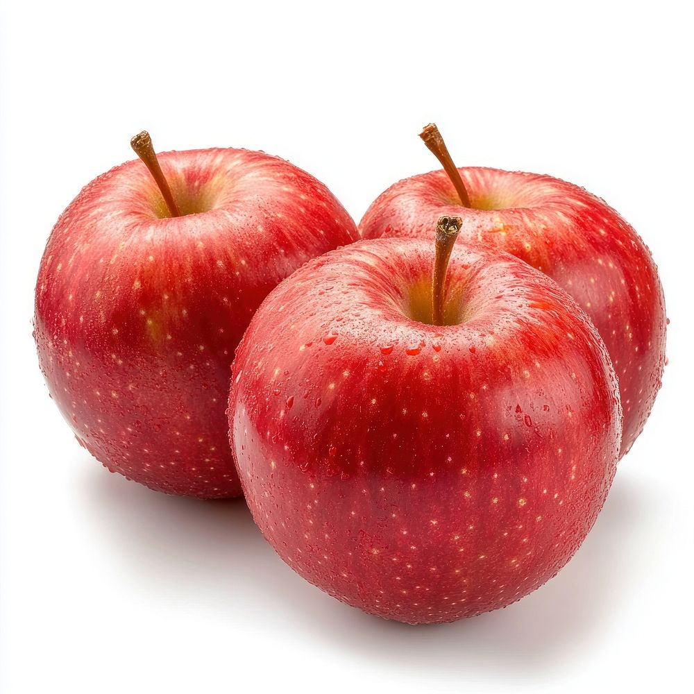 3 red Fuji apples produce | Free Photo - rawpixel