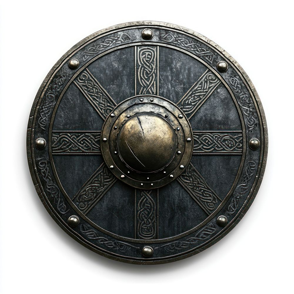 Medieval round shield intricate design | Free Photo - rawpixel