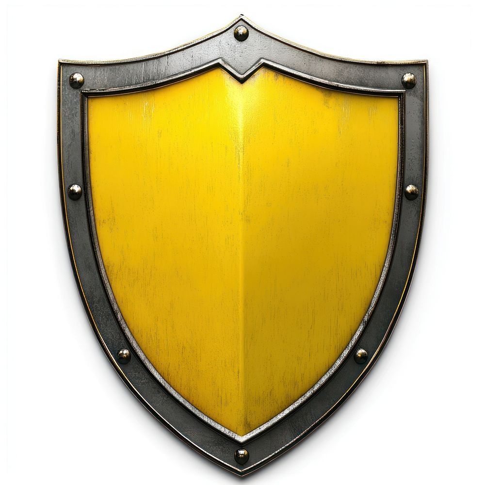Medieval yellow metal shield | Free Photo - rawpixel