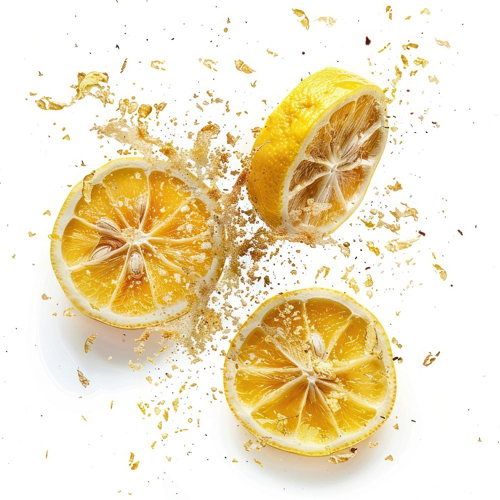 Exploding dried three lemons food | Free Photo - rawpixel