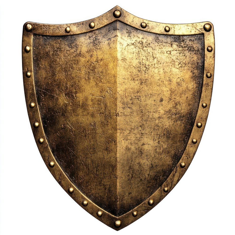 Vintage brass medieval shield design | Free Photo - rawpixel