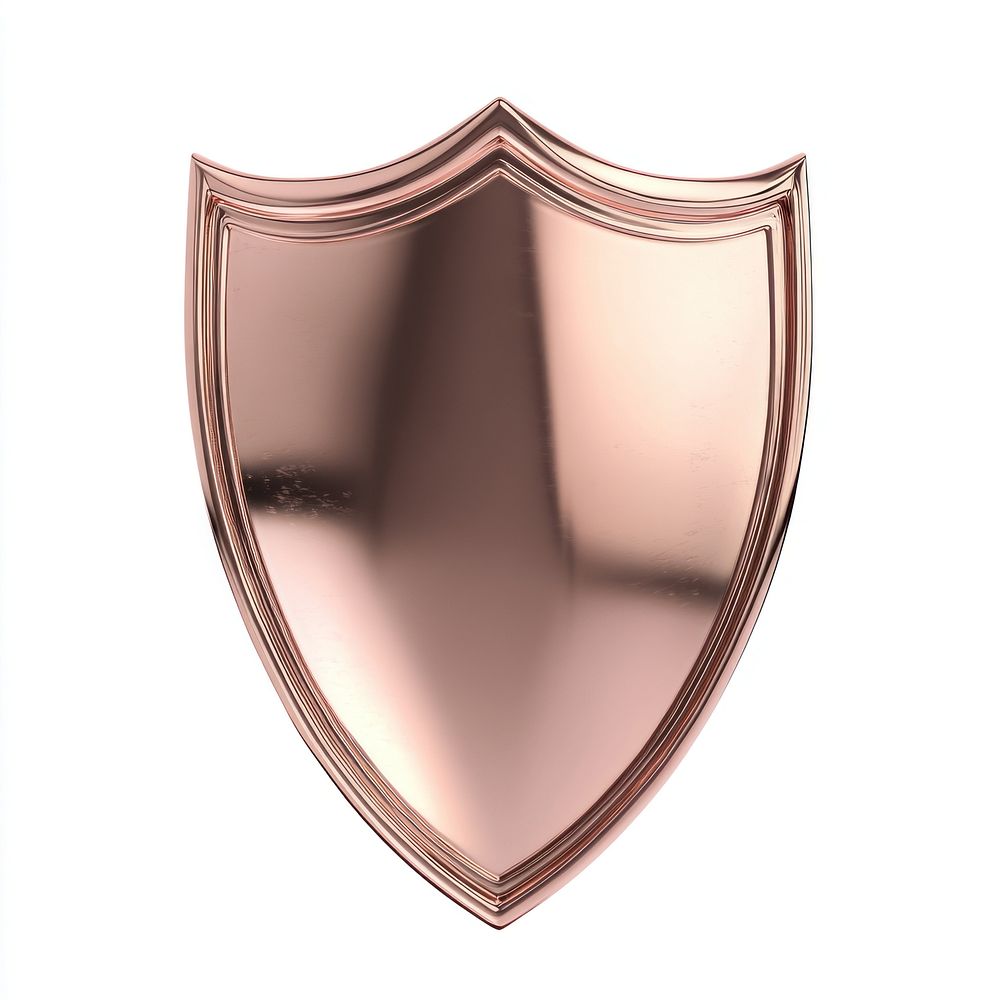 Elegant rose gold shield emblem | Free Photo - rawpixel