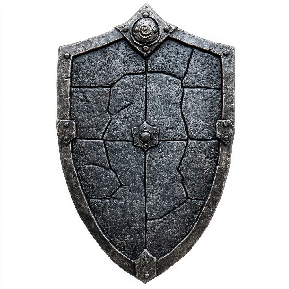 Medieval cracked stone shield | Free Photo - rawpixel