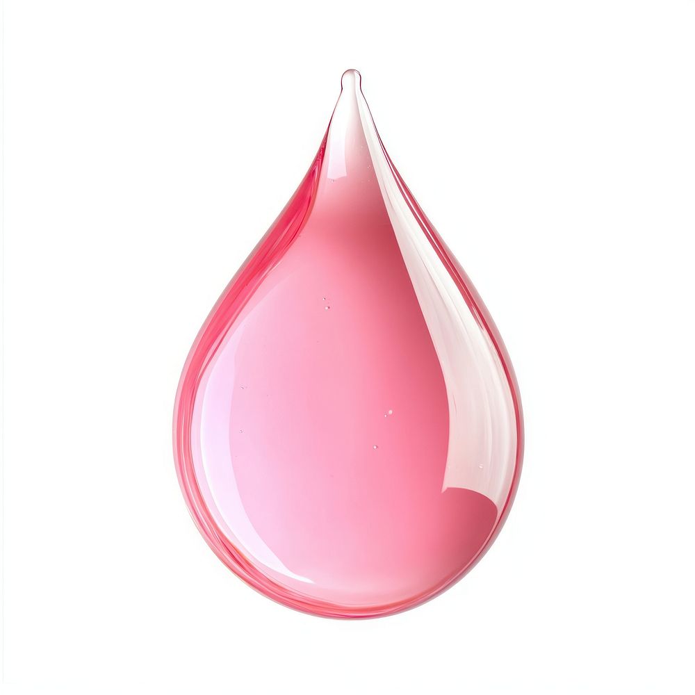 Drop shaped pink syrup isolate | Free Photo - rawpixel