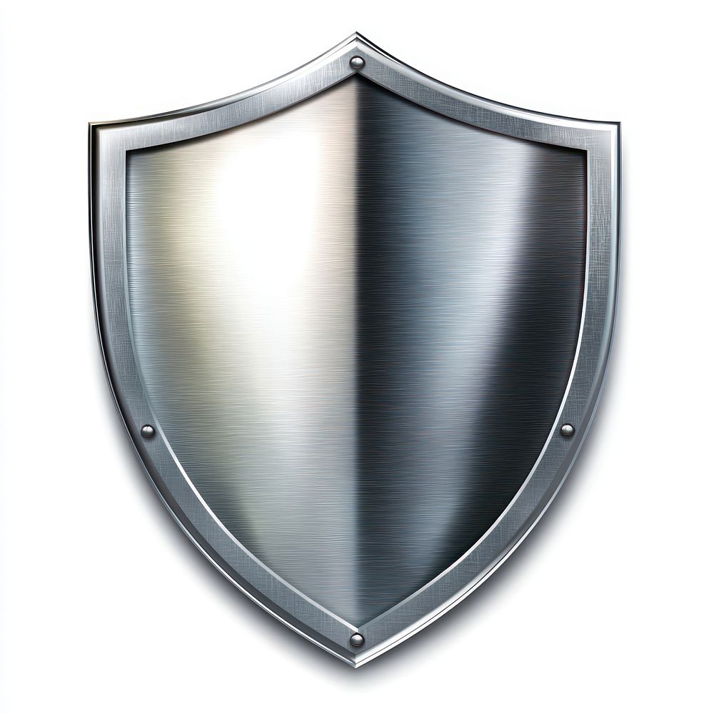 Metallic shield with reflective surface | Free Photo Illustration ...