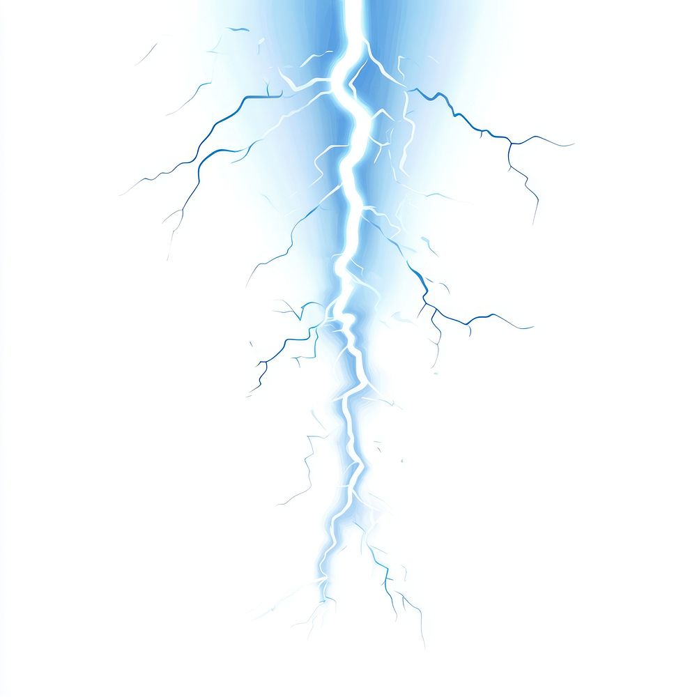 Lightning illustration storm blue. | Free Photo Illustration - rawpixel