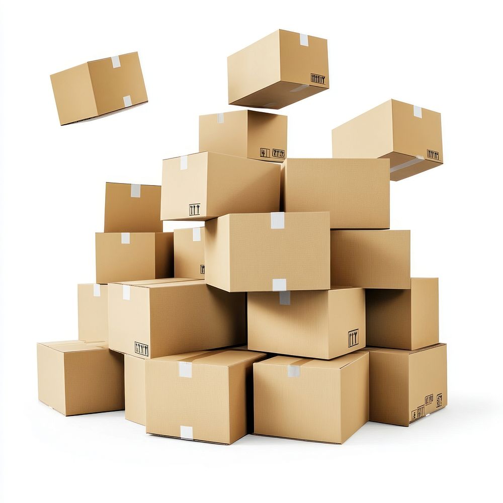 Delivery boxes cardboard packaging materials. | Free Photo - rawpixel