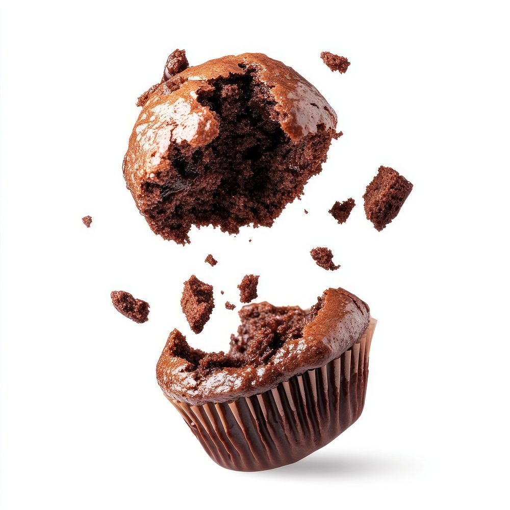 Exploding chocolate muffin dessert sweets | Free Photo - rawpixel