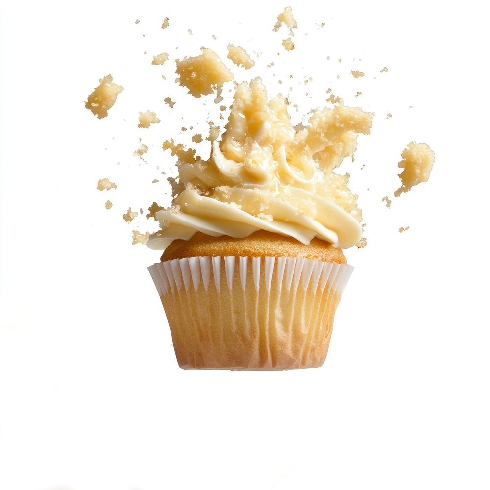 Exploding cupcake background dessert white. | Free Photo - rawpixel