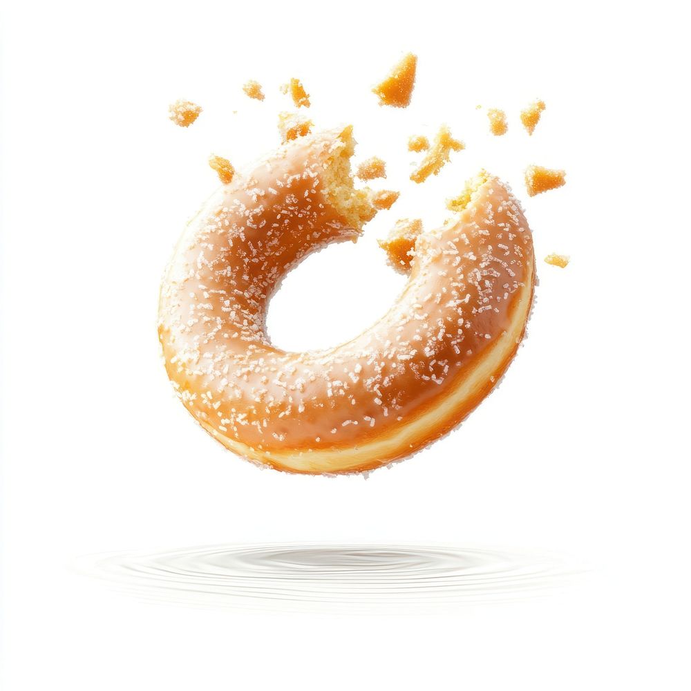Exploding donut background floating sweets. | Free Photo - rawpixel