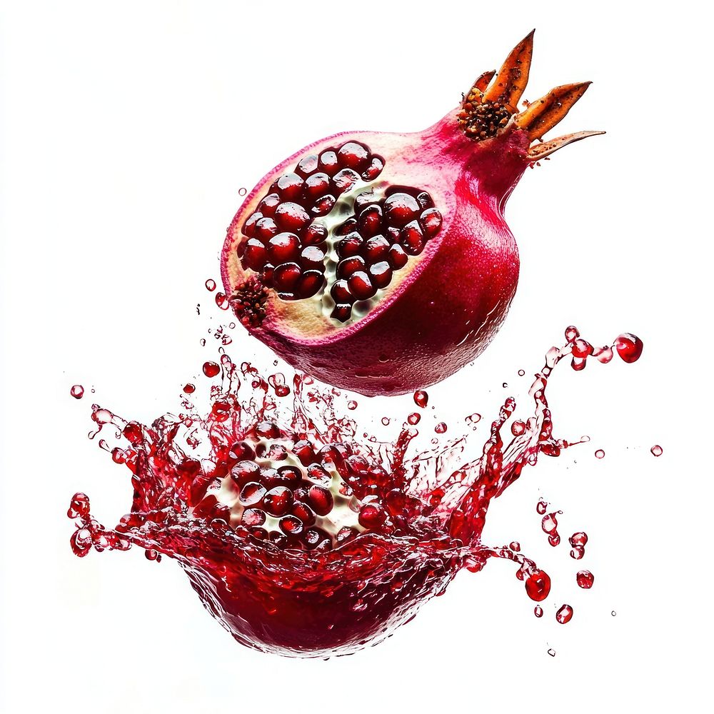 Exploding full Pomegranate pomegranate splash | Free Photo - rawpixel