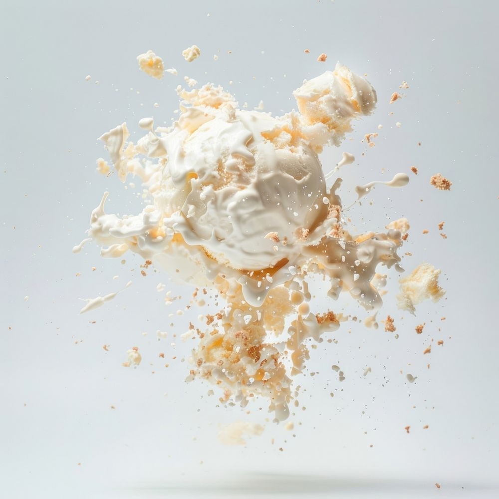 Exploding ice cream food explosion | Free Photo - rawpixel