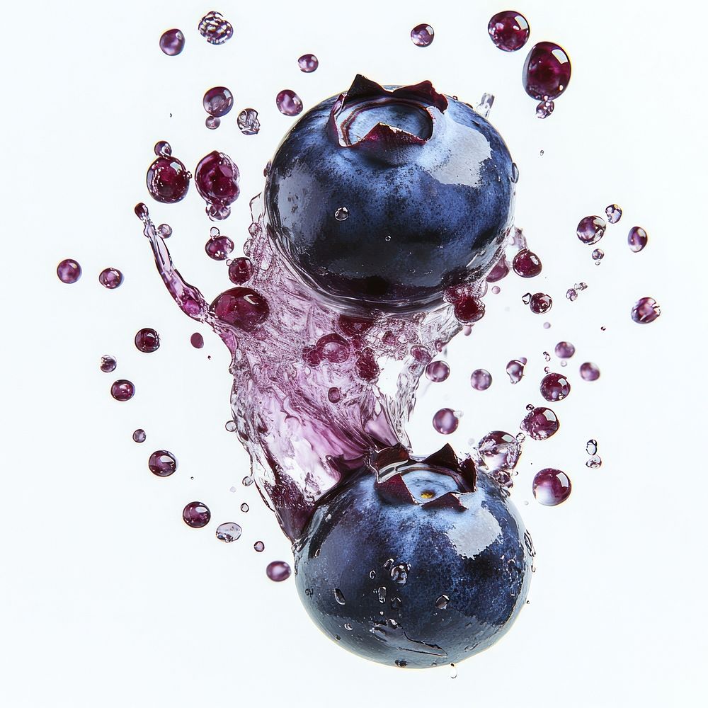 Exploding real blueberry blueberries fruit | Free Photo - rawpixel