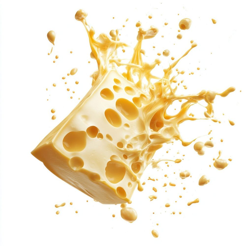 Exploding real cheese food illustration | Free Photo - rawpixel