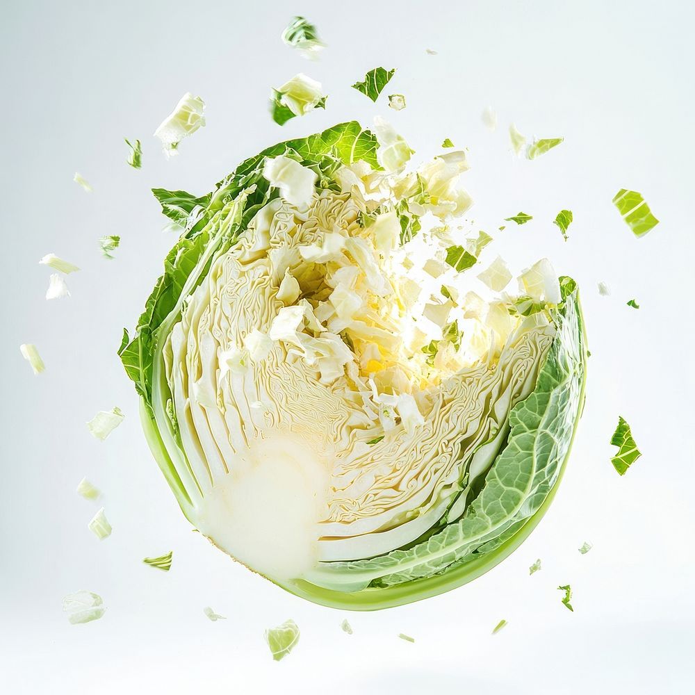 Exploding real half cabbage background | Free Photo - rawpixel
