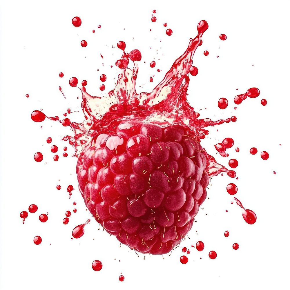 Exploding real raspberry fruit juice | Free Photo - rawpixel